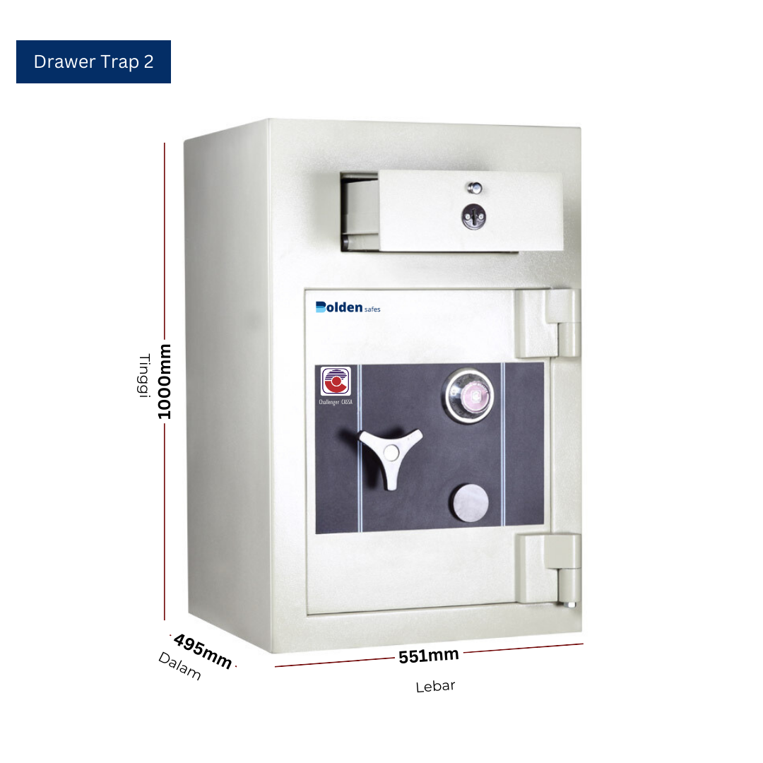 Challenger Drawer Trap Safe - Bolden Safes