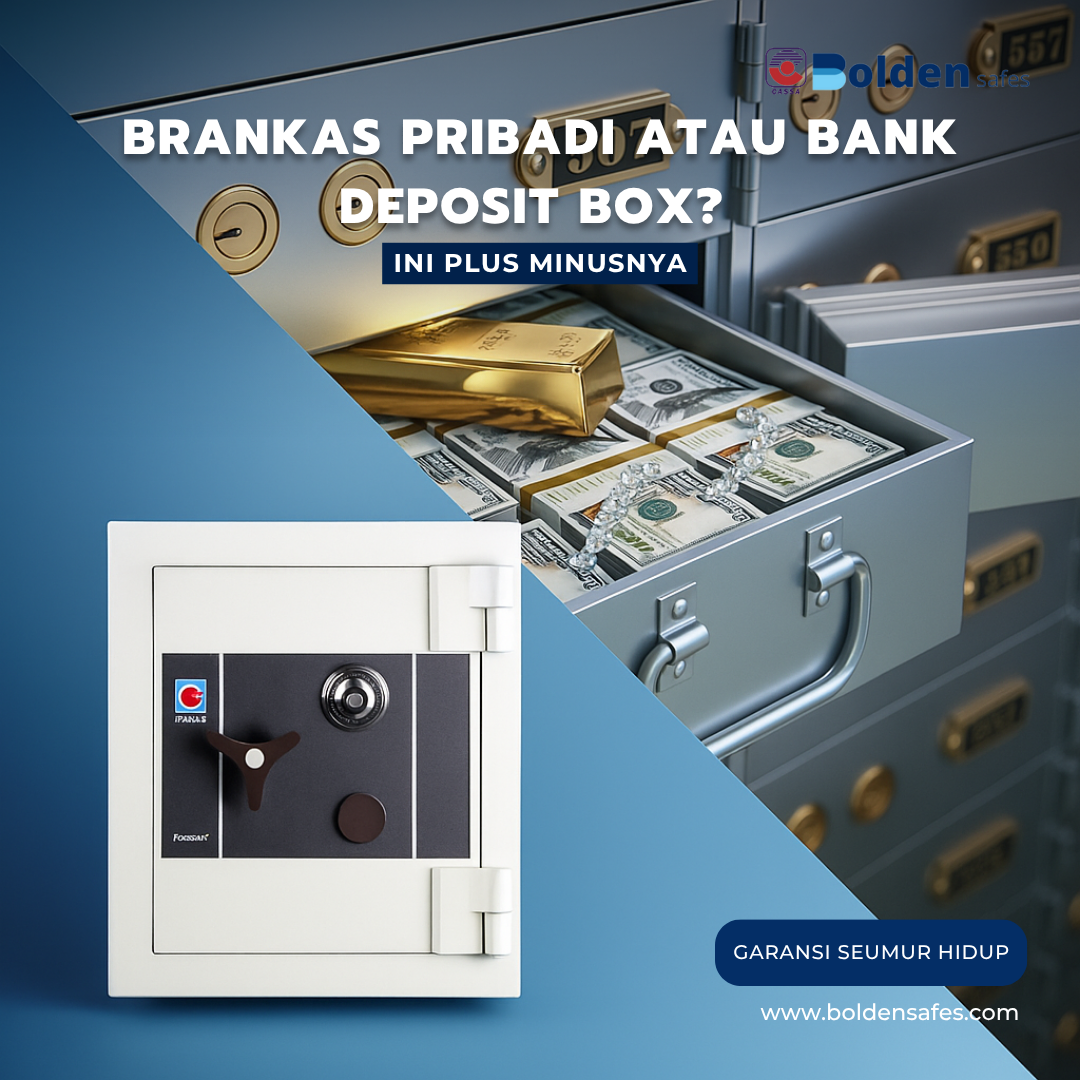Brankas Pribadi atau Bank Deposit Box? Ini Plus Minusnya - Bolden Safes